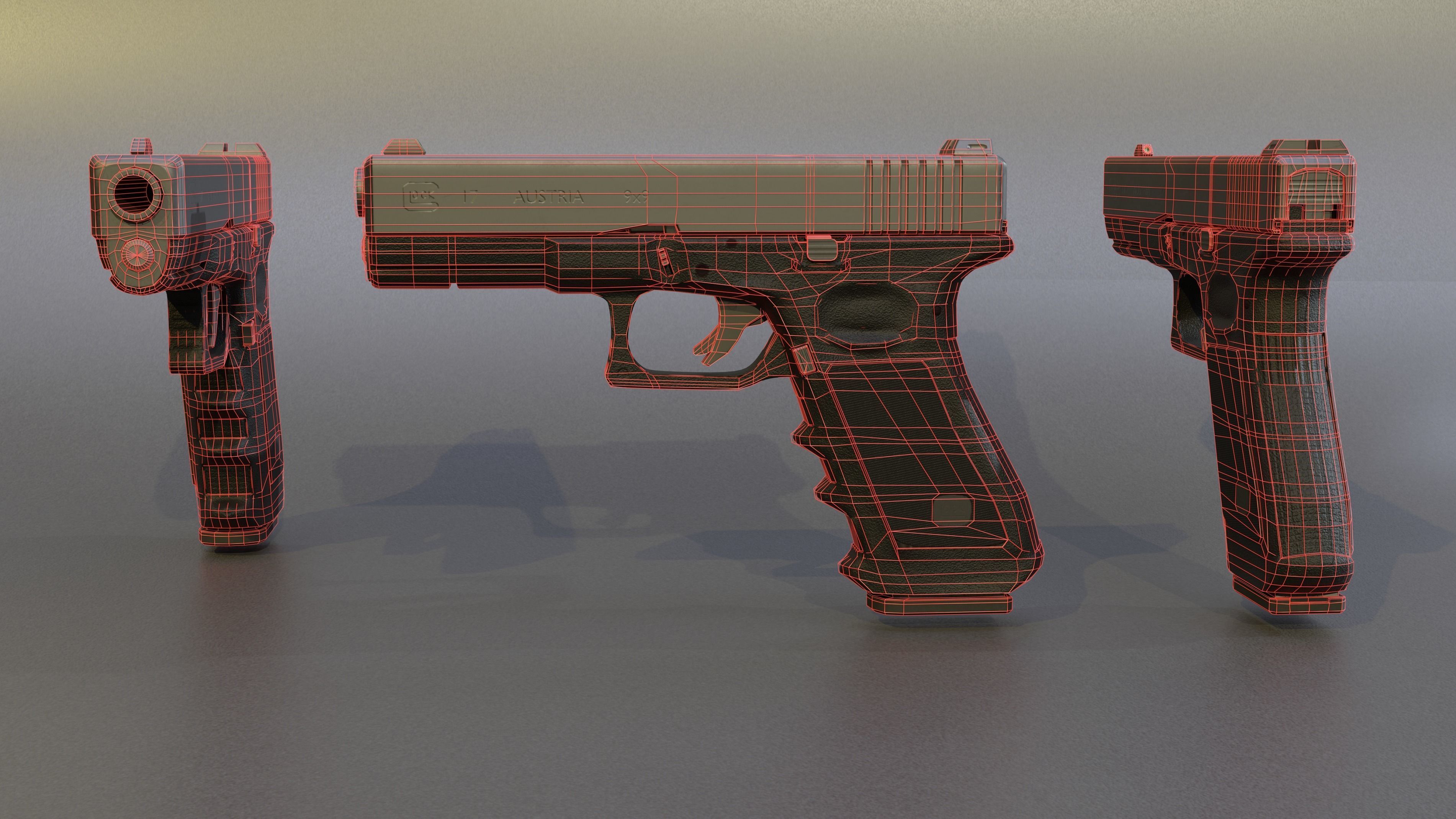 Low Poly model of Glock free VR / AR / low-poly 3D model | CGTrader