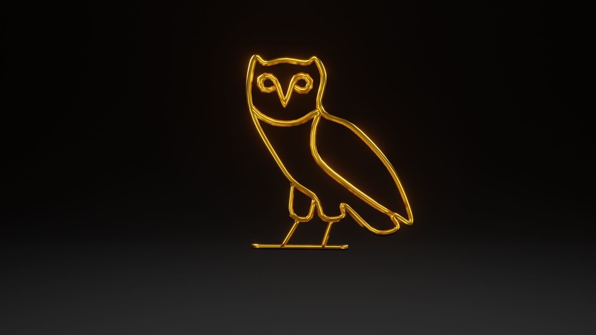 3D model OVO sign VR / AR / low-poly | CGTrader