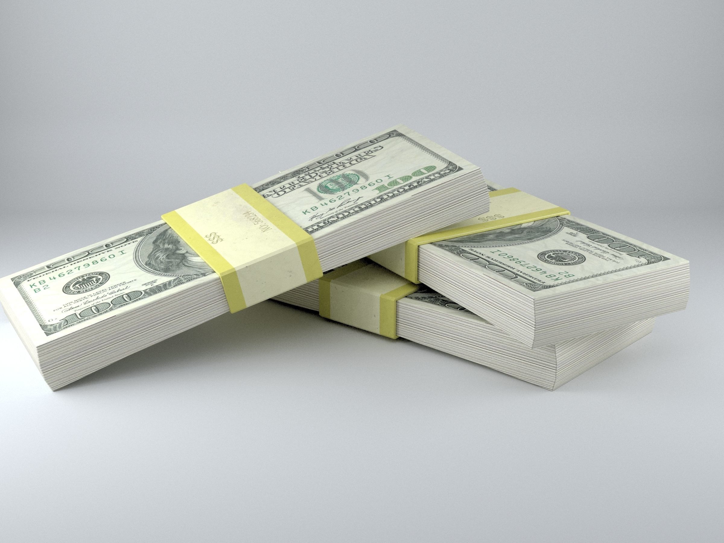 3D model Money Pack - Game ready - PBR VR / AR / low-poly | CGTrader