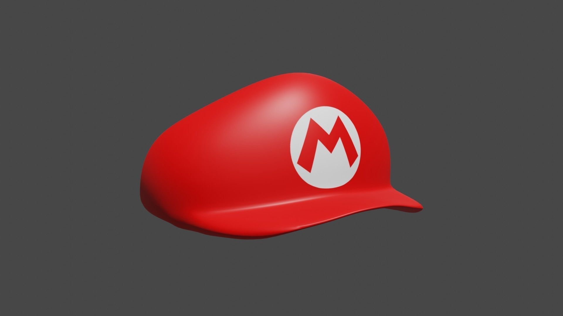 Low Poly Super Mario Caps free VR / AR / low-poly 3D model | CGTrader