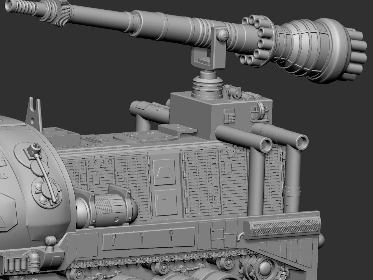 Space 1999 Alpha Laser Tank 3D model 3D printable | CGTrader