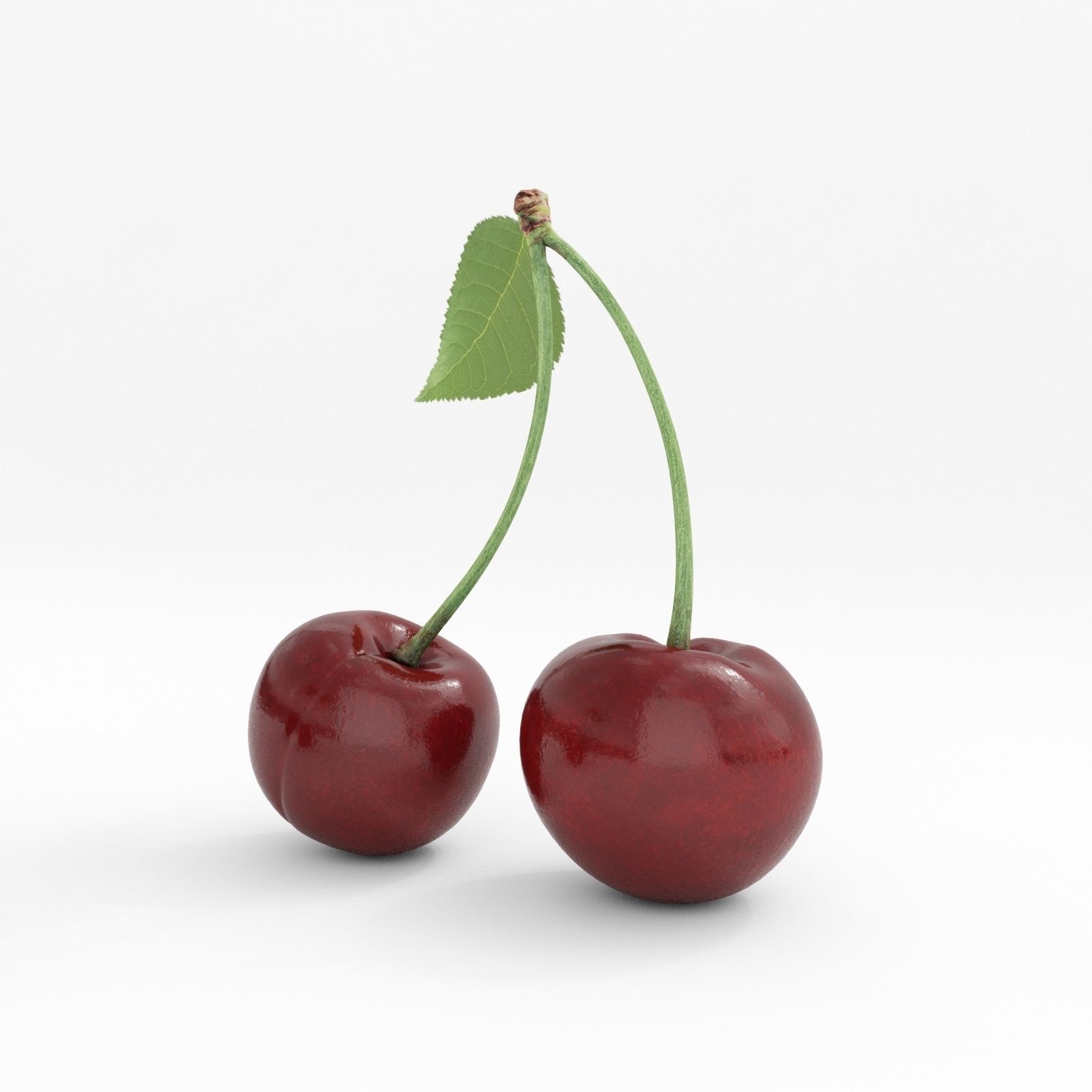 cherry 3D model two cherries 3D model | CGTrader