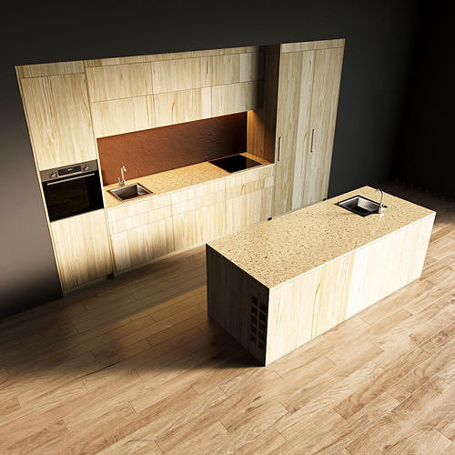 77-Kitchen5 texture 7 3D model | CGTrader