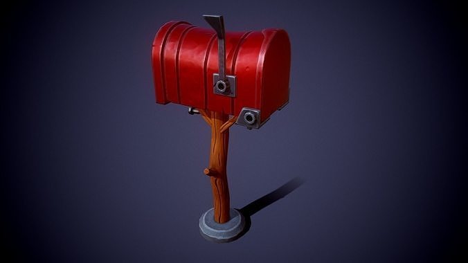 3D model Stylized Mailbox - Tutorial Included VR / AR / low-poly | CGTrader