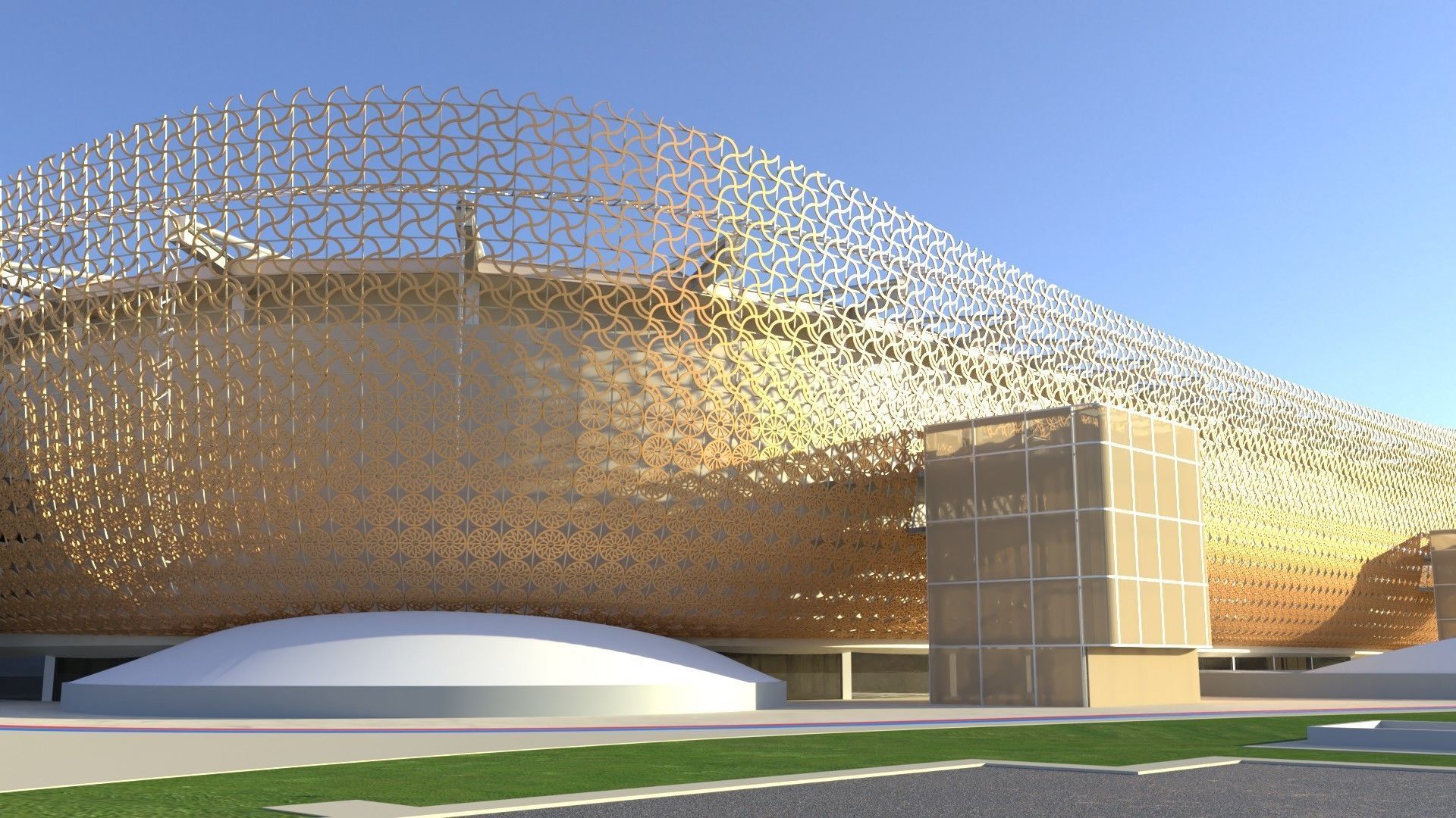 Al rayyan and lusail stadiums fifa world cup 2022 Qatar 3D Model ...