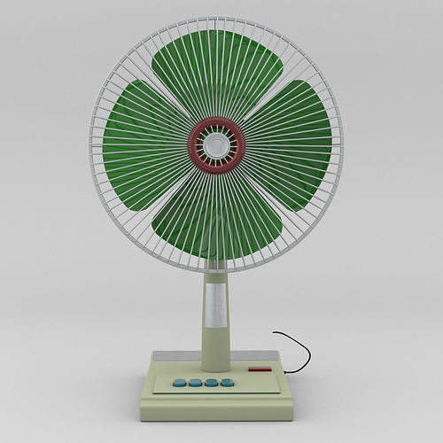 Fan table 3D model | CGTrader