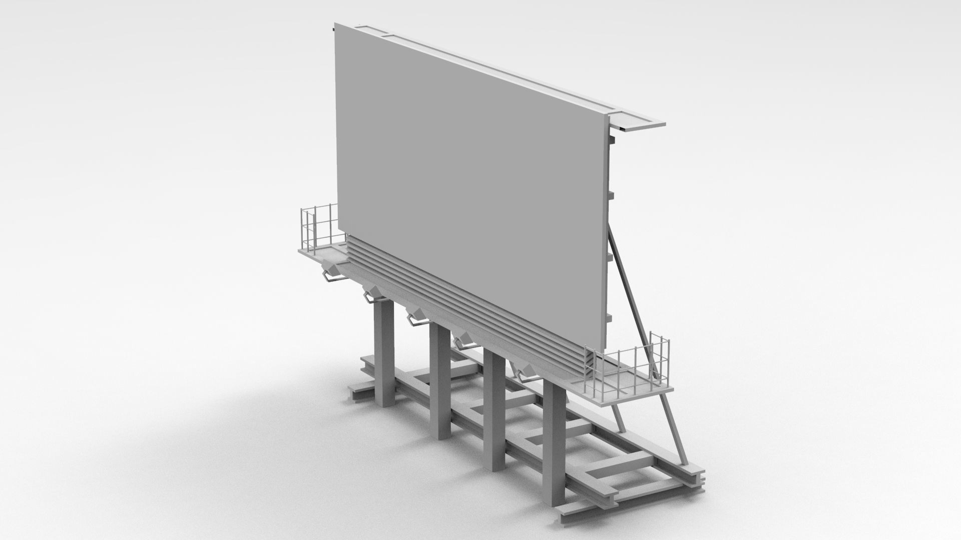 3D model Billboards Collection VR / AR / low-poly | CGTrader