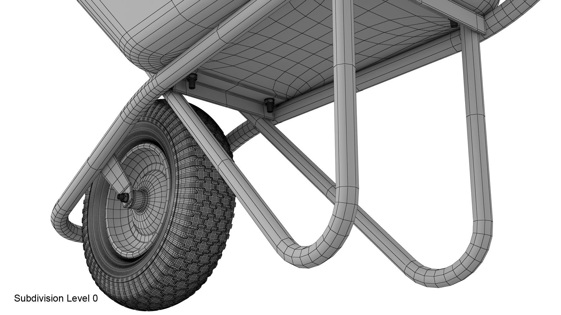 Wheelbarrow 3D model | CGTrader