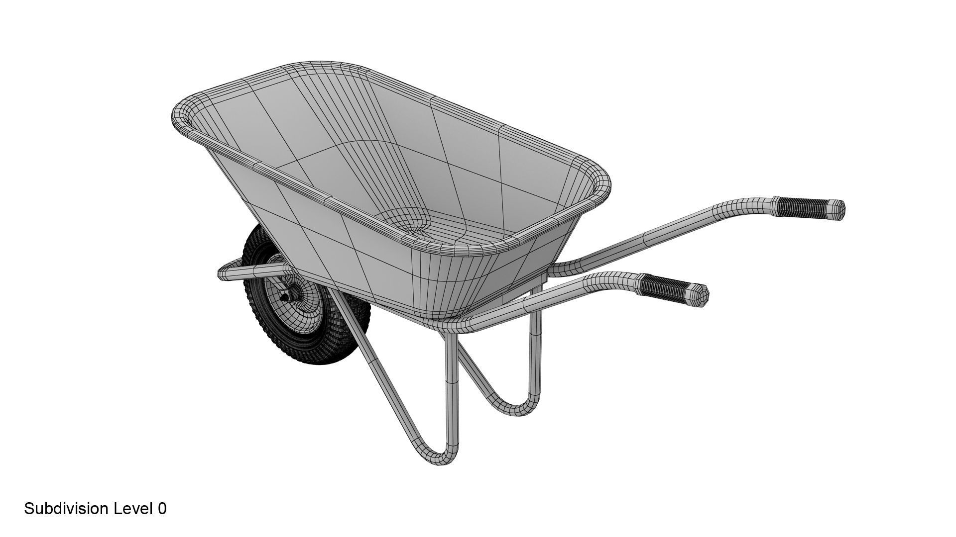 Wheelbarrow 3D model | CGTrader