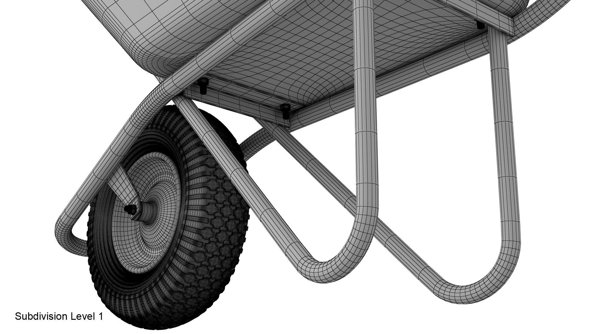 Wheelbarrow 3D model | CGTrader