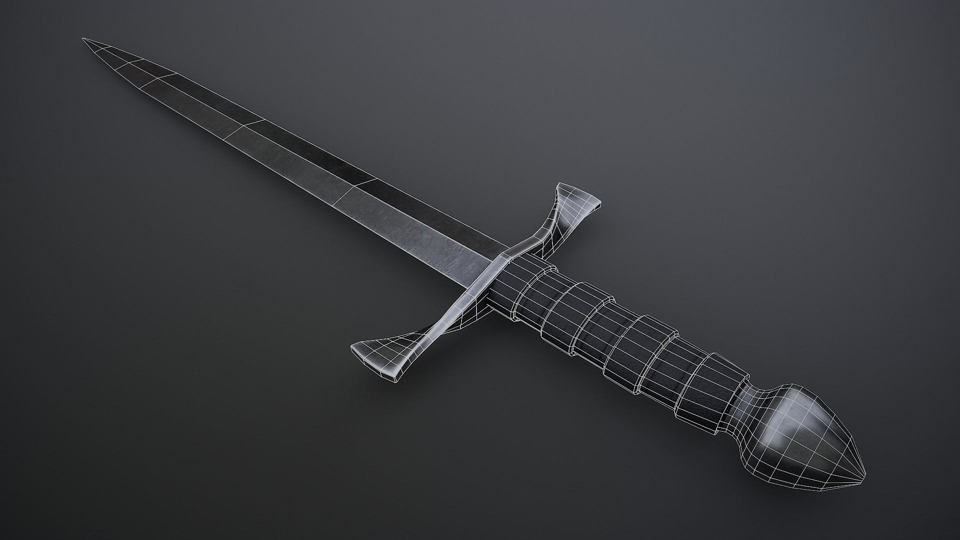 3D model Sword Hilt Dagger VR / AR / low-poly | CGTrader