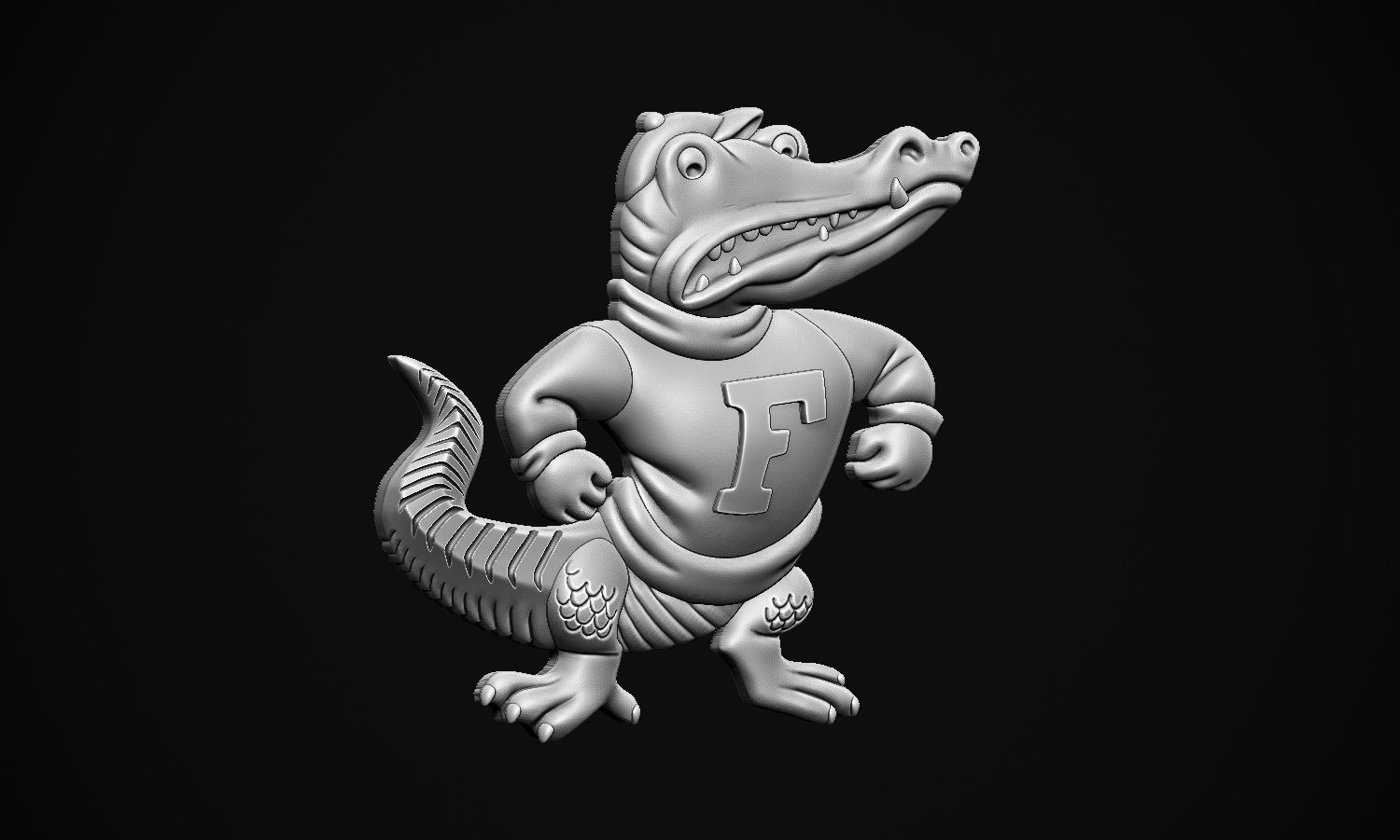 Albert the Gator 3D model 3D printable | CGTrader