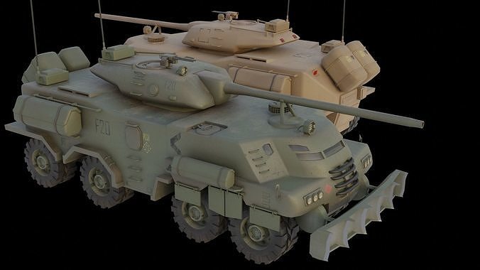 3D model Apc Tank VR / AR / low-poly | CGTrader