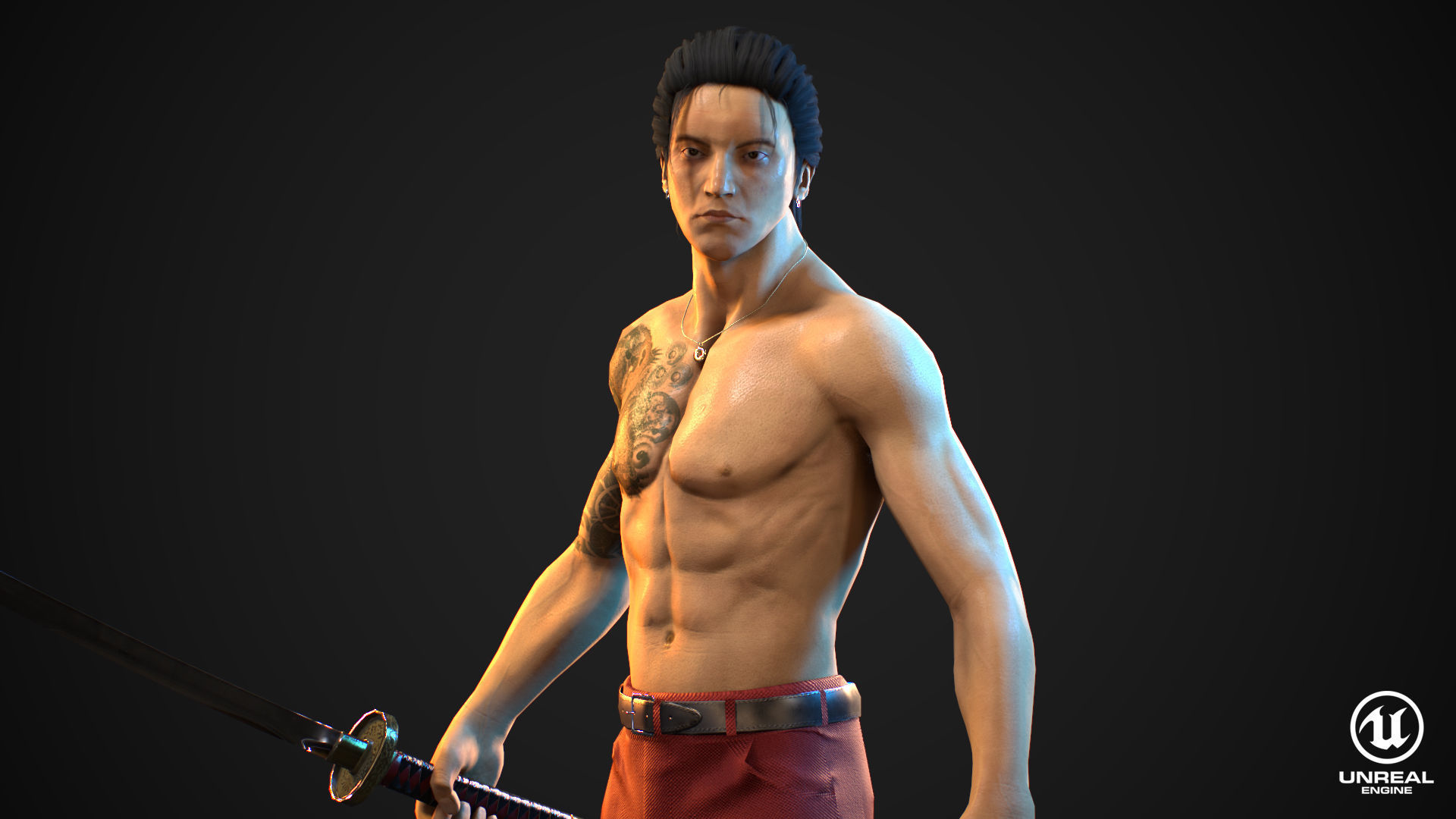 3D model Asian Gangster Yakuza VR / AR / low-poly | CGTrader