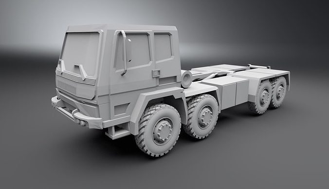 DAF DROPS Truck Scale Model 3D model 3D printable | CGTrader