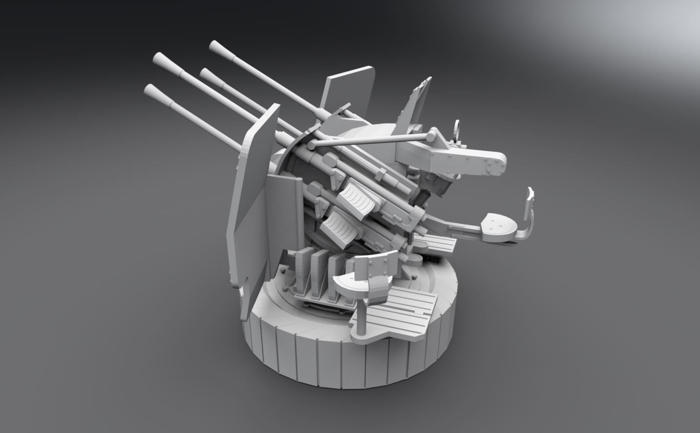 20mm Flak 38 Scale Model 3D model 3D printable | CGTrader