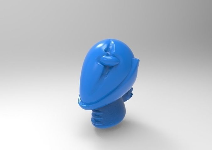 Evil Space Elf - Scar Reaver Helm 3D model 3D printable | CGTrader