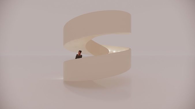 spiral ramp 3D model | CGTrader