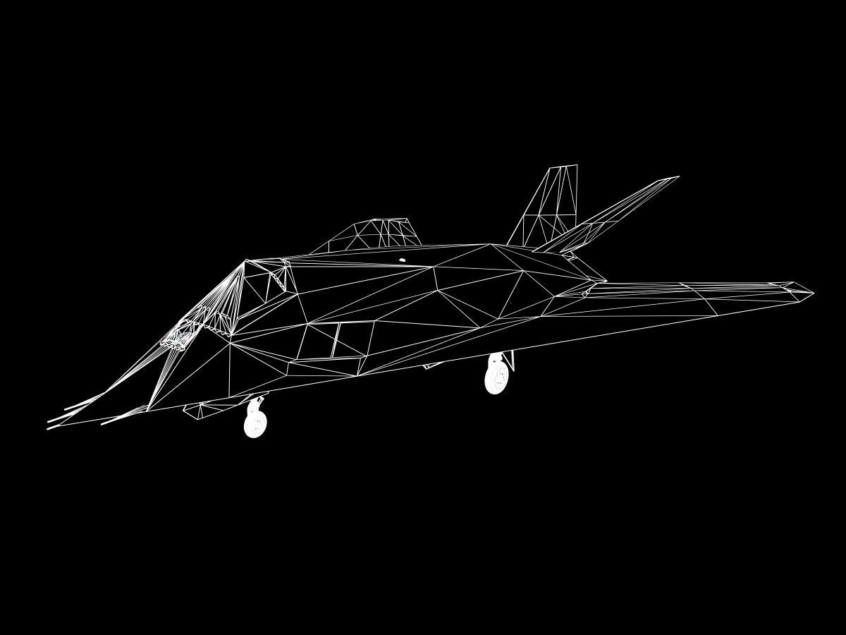 Stealth Fighter 3D model | CGTrader