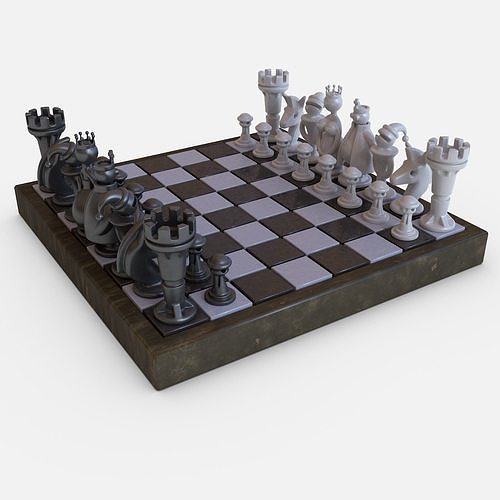 Chess Game 3D model | CGTrader