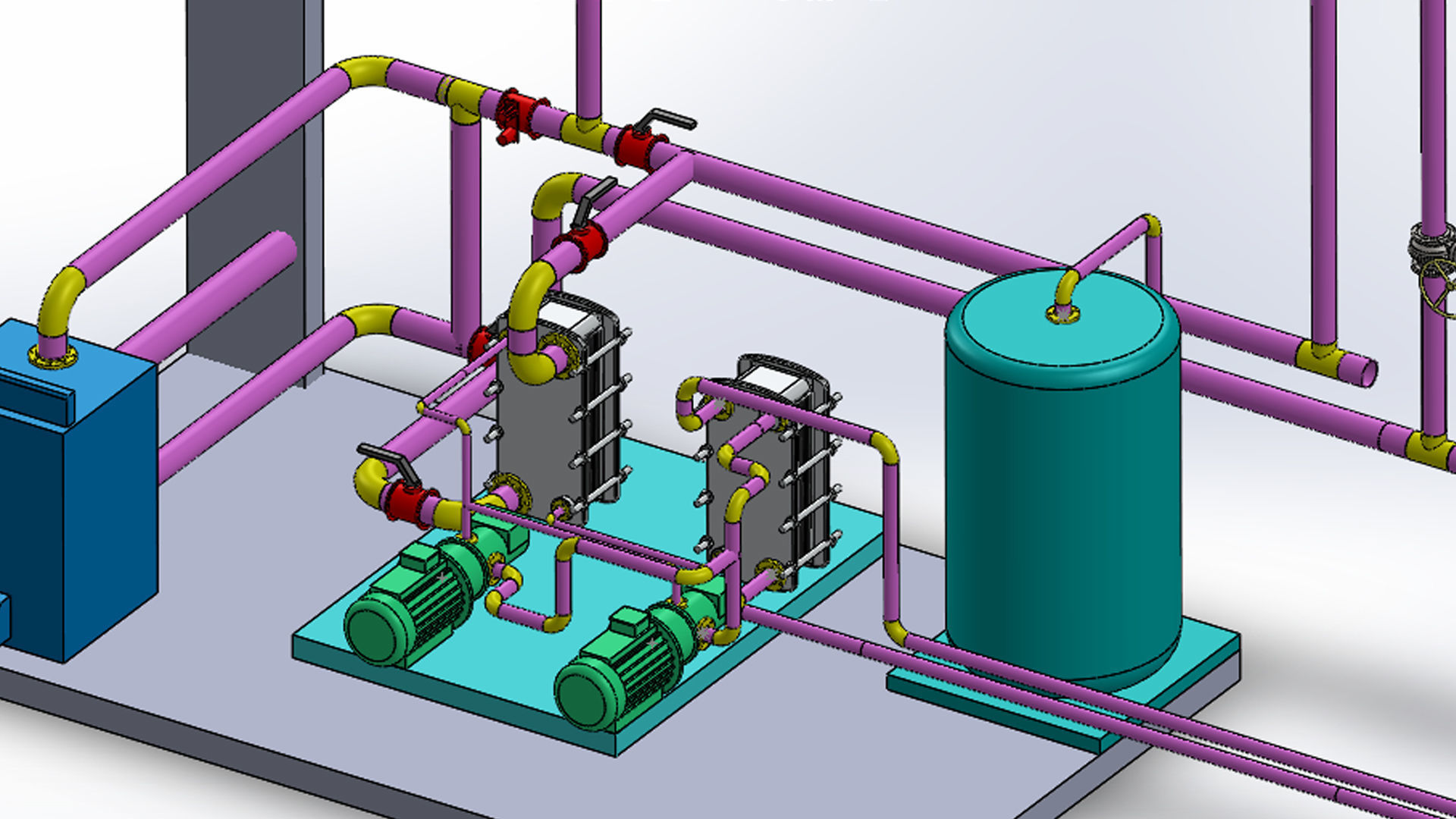 Boiler room 3D model | CGTrader