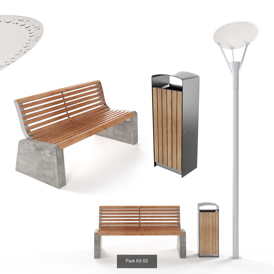 mmcite elements for park 3D Model Collection | CGTrader