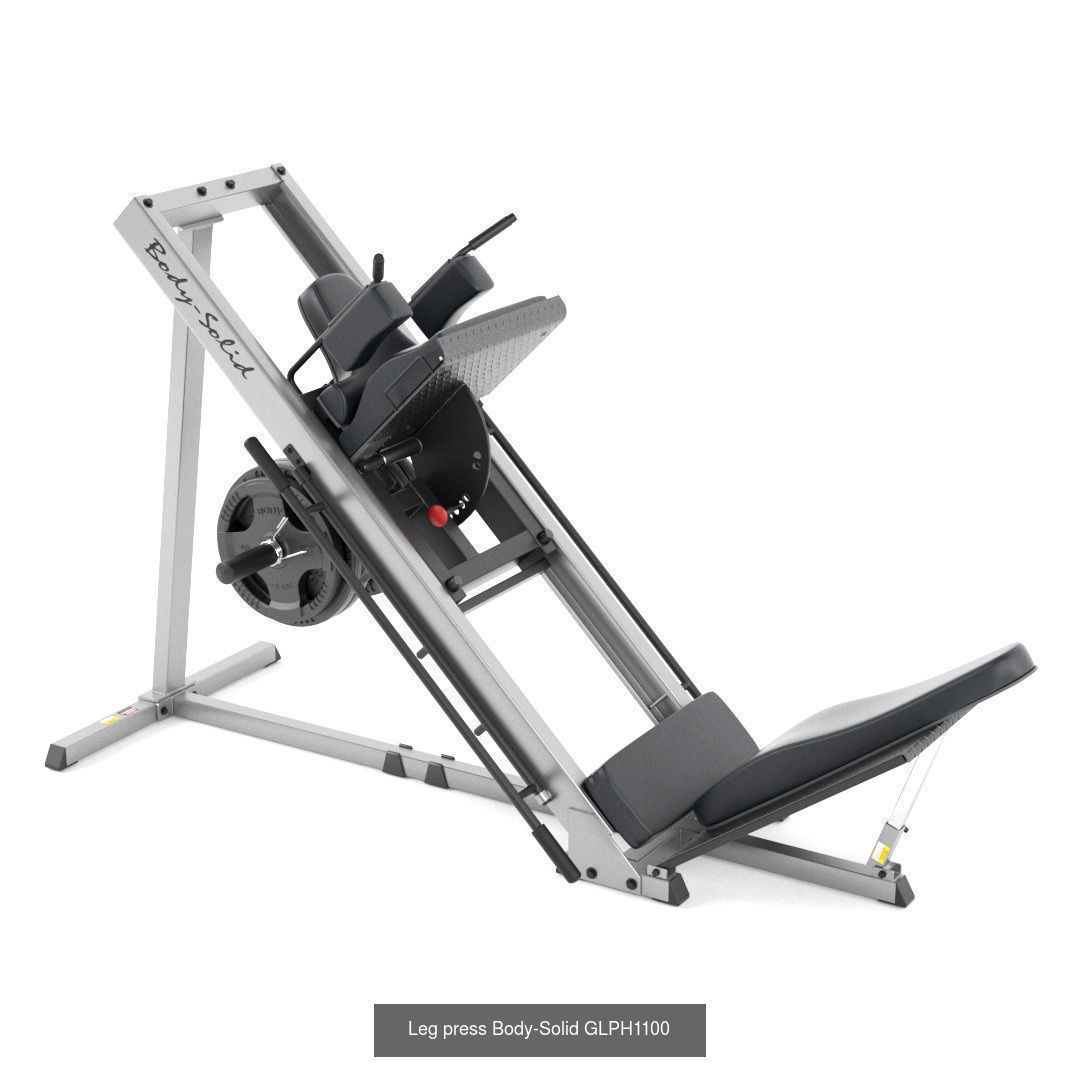 Gym Equipment Set 3D Model Collection | CGTrader
