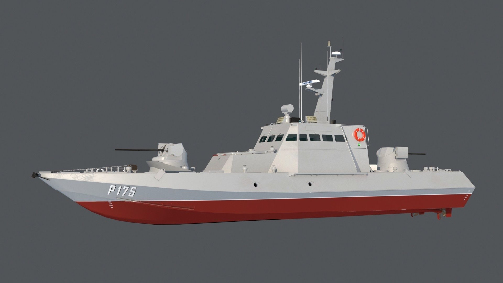 3D model Gyurza-M class artillery boat 58155 VR / AR / low-poly | CGTrader