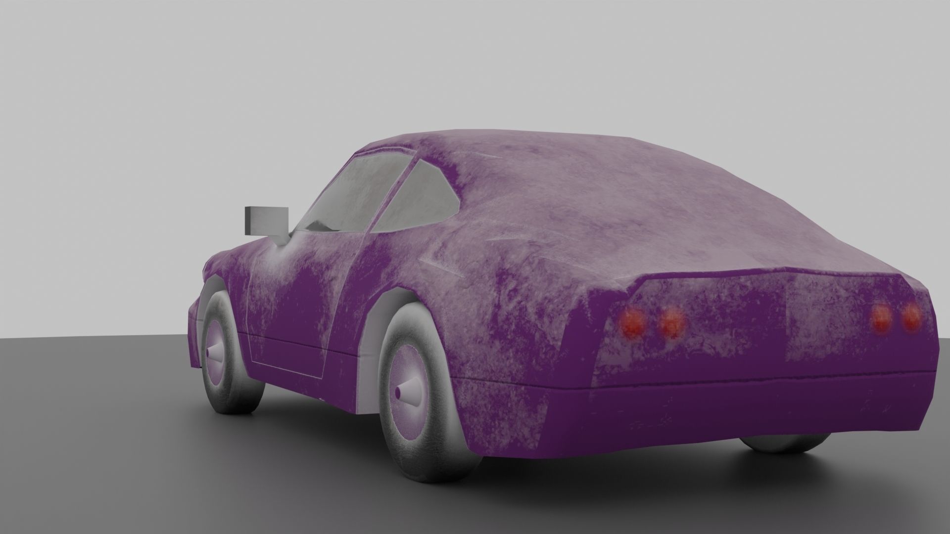 3D model Low Poly Dirty Car PBR VR / AR / low-poly | CGTrader