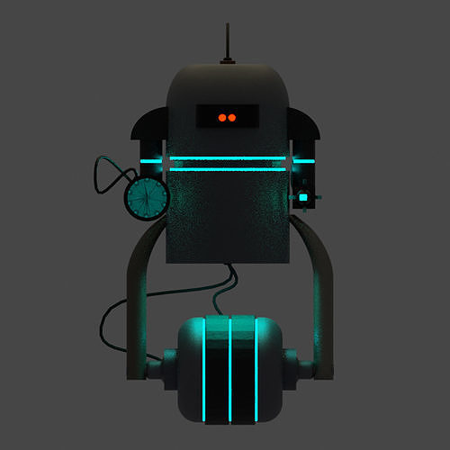 3D model DDR54 robot VR / AR / low-poly | CGTrader