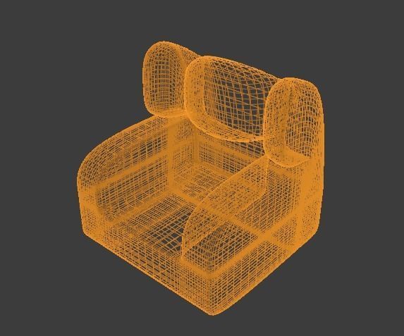 New type chair 3D model 3D printable | CGTrader