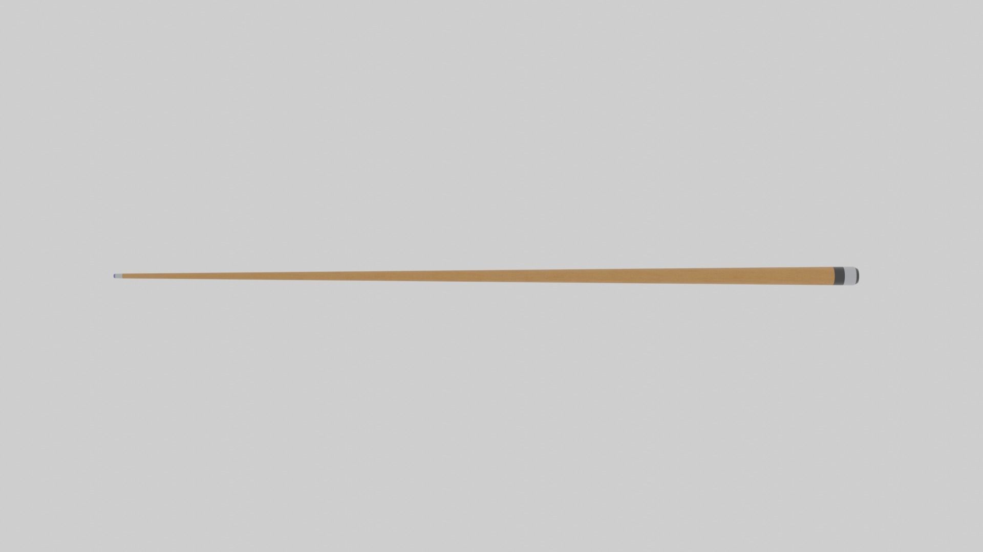 Pool cue stick free 3D model | CGTrader