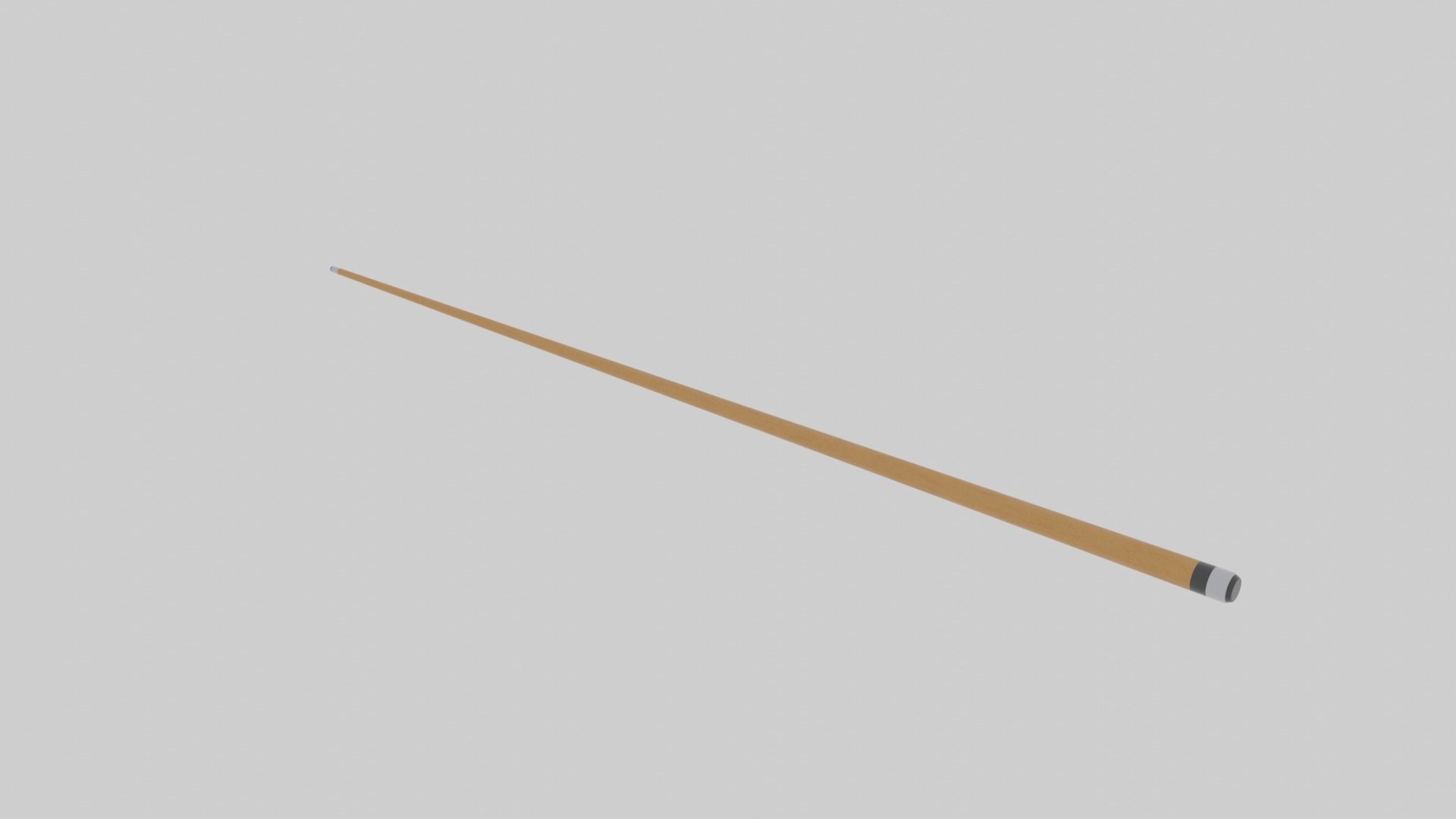Pool cue stick free 3D model | CGTrader