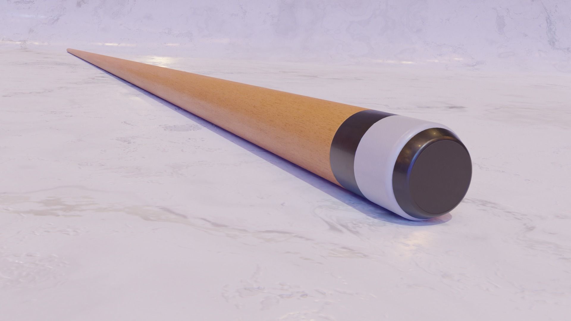 Pool cue stick free 3D model | CGTrader