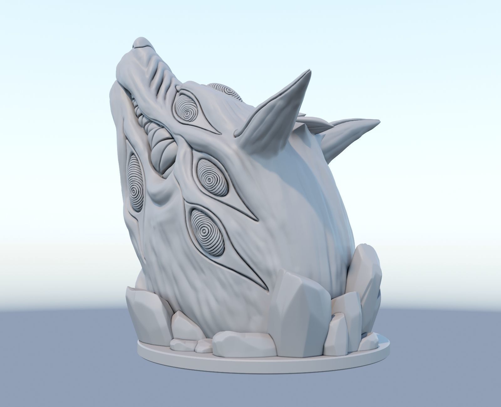 wolf devil - kon from chainsaw man 3D model 3D printable | CGTrader