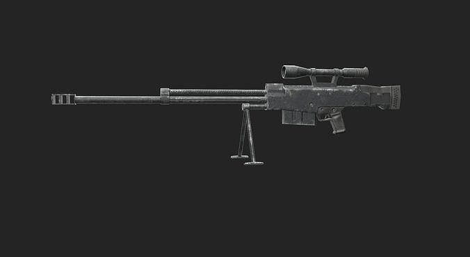 3D model Zijiang m99 VR / AR / low-poly | CGTrader