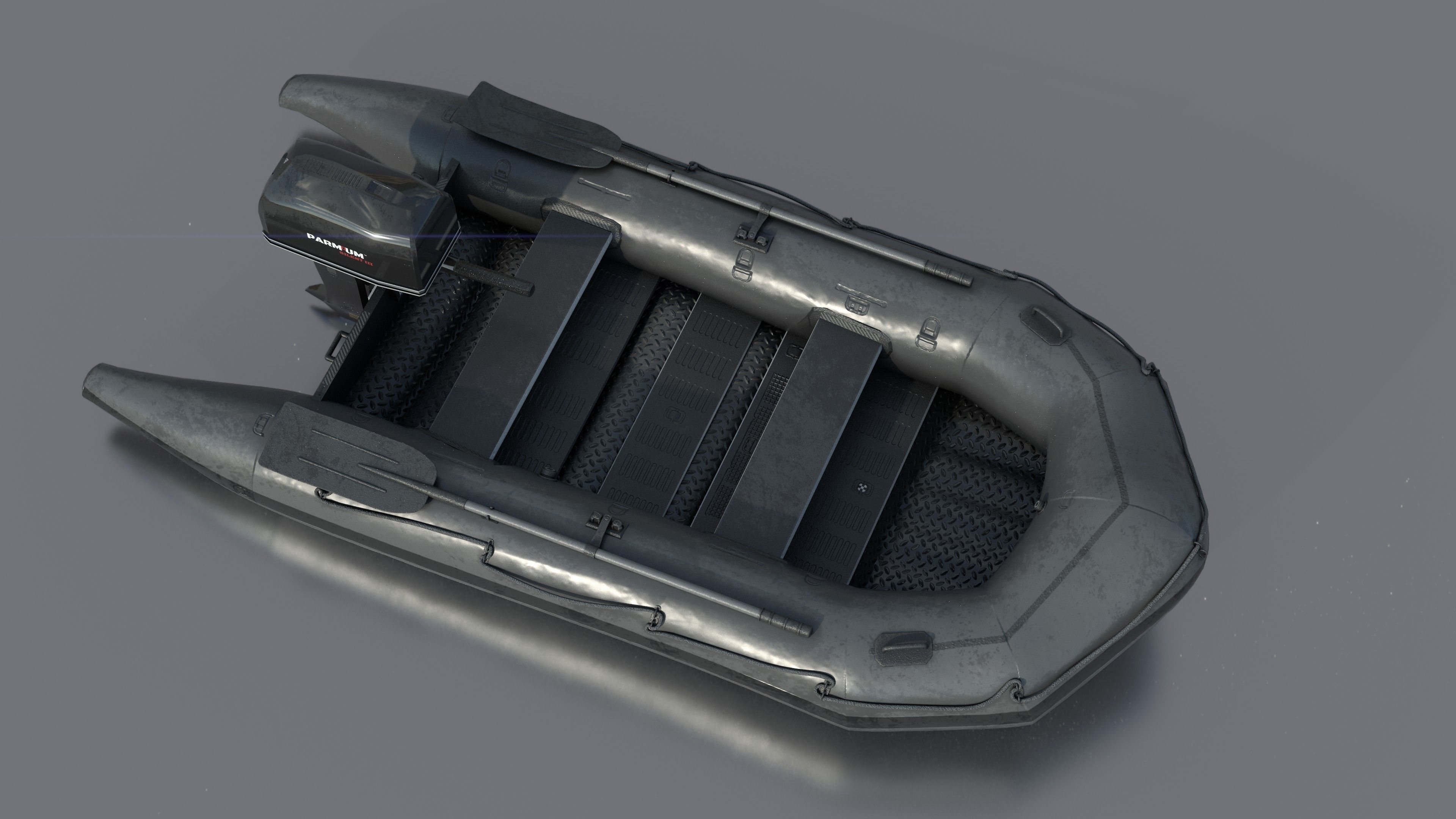 ASSAULT BOAT 3D model | CGTrader