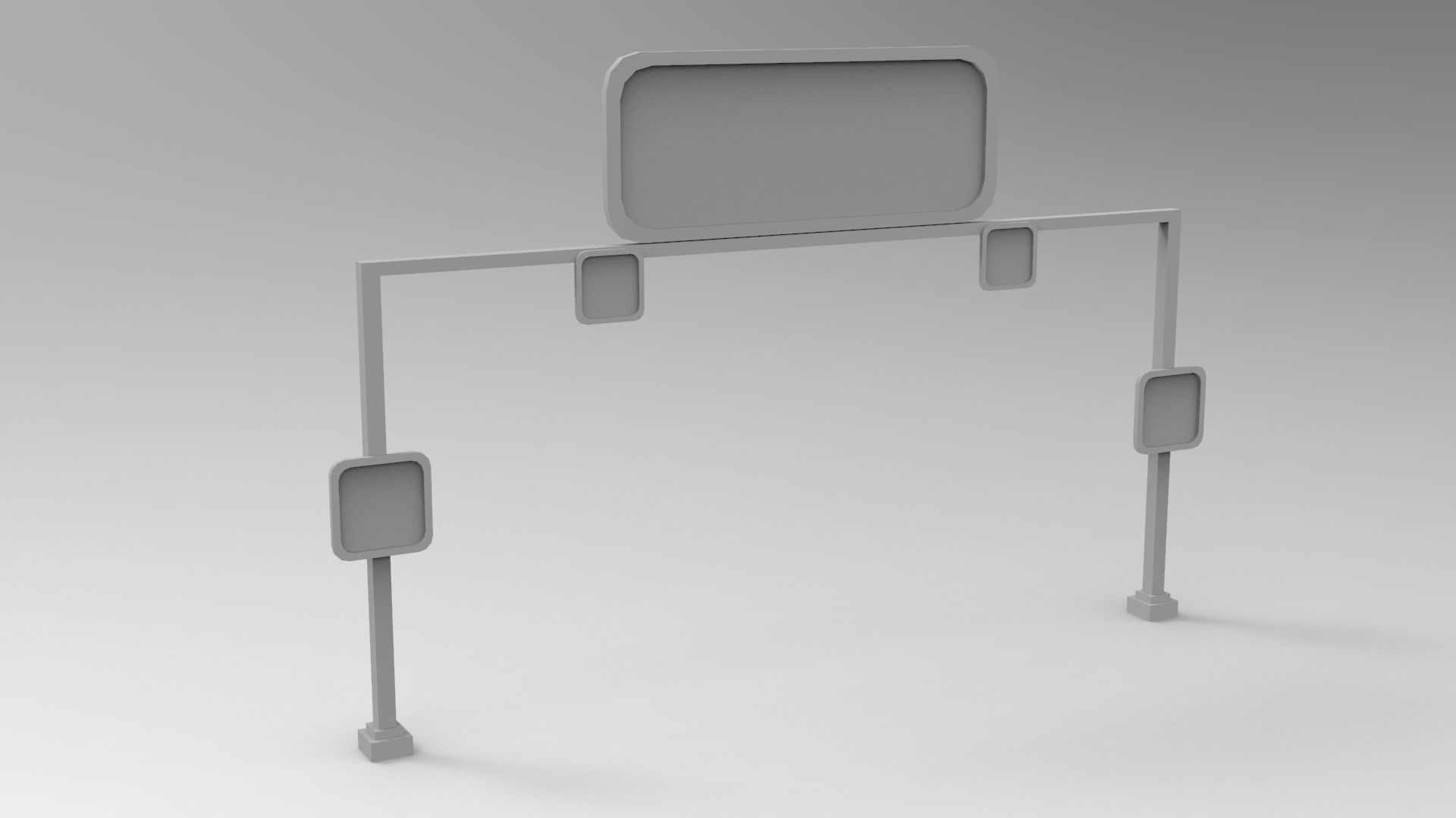 3D model Highway Signage VR / AR / low-poly | CGTrader