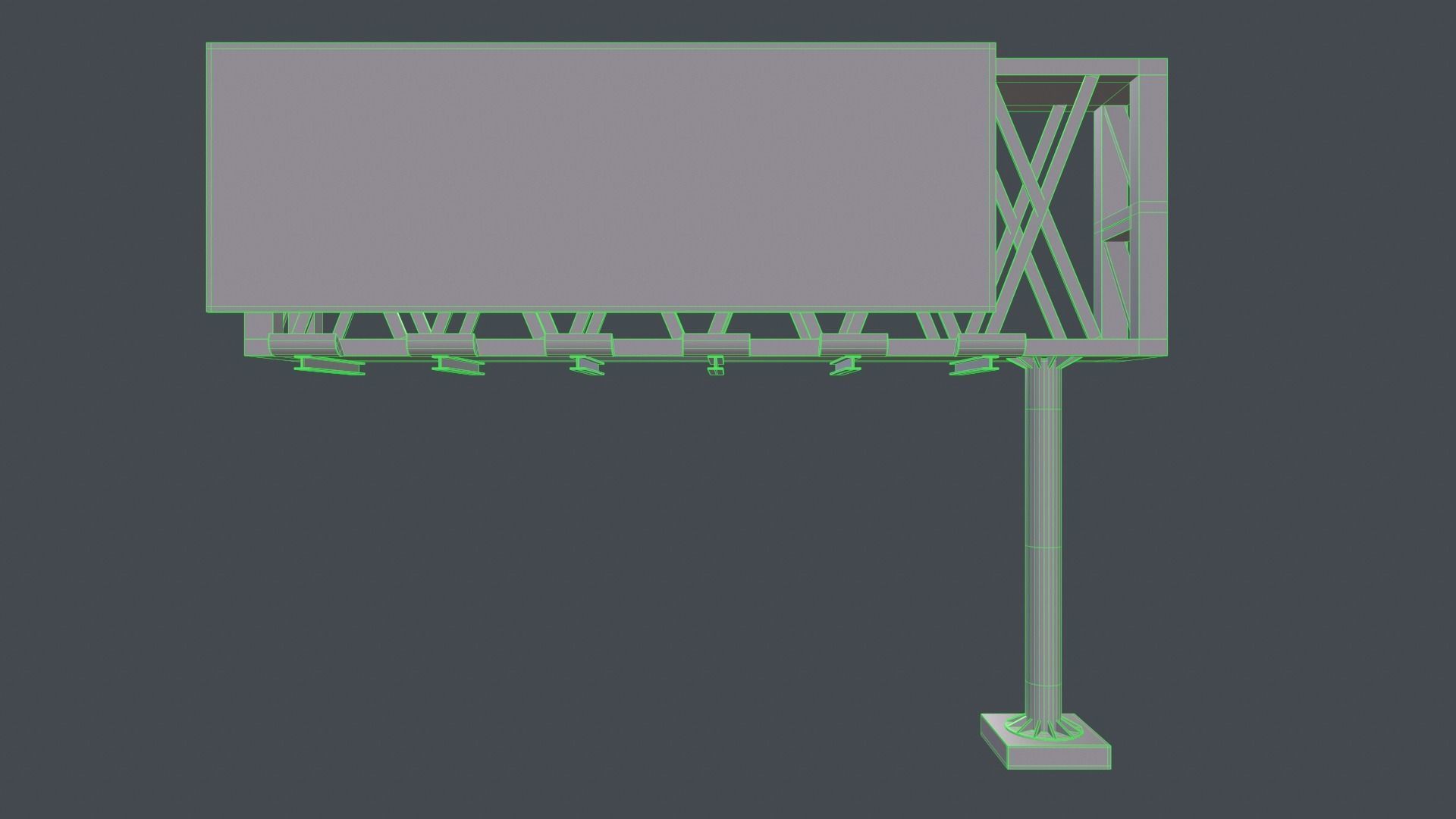 3D model Highway Signage VR / AR / low-poly | CGTrader