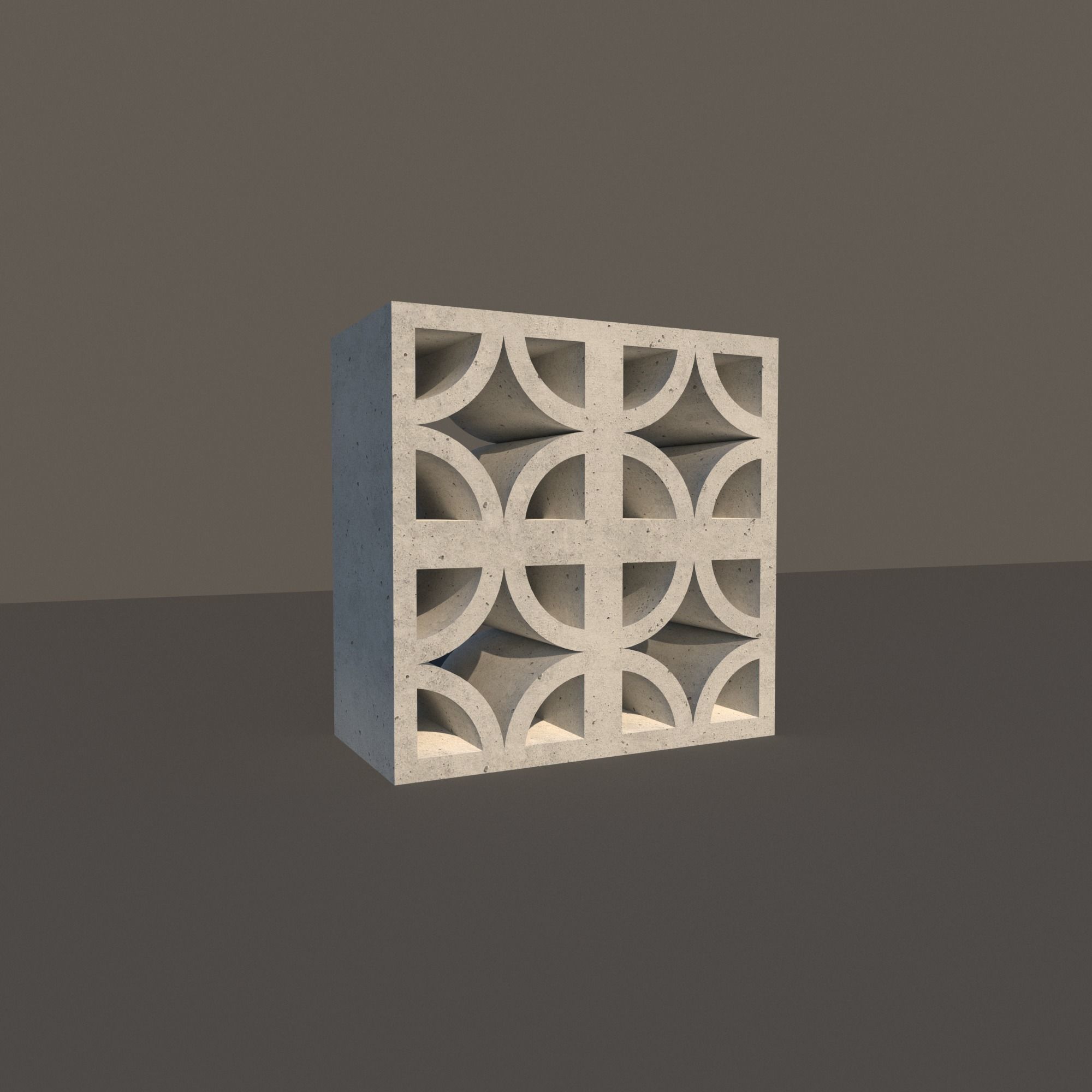 Concrete Lattice 03 3D model | CGTrader