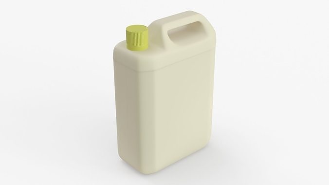 Plastic 5L can mockup 3D model | CGTrader