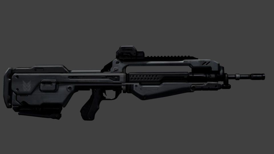SIFI GUN detailed 3D model 3D model rigged | CGTrader