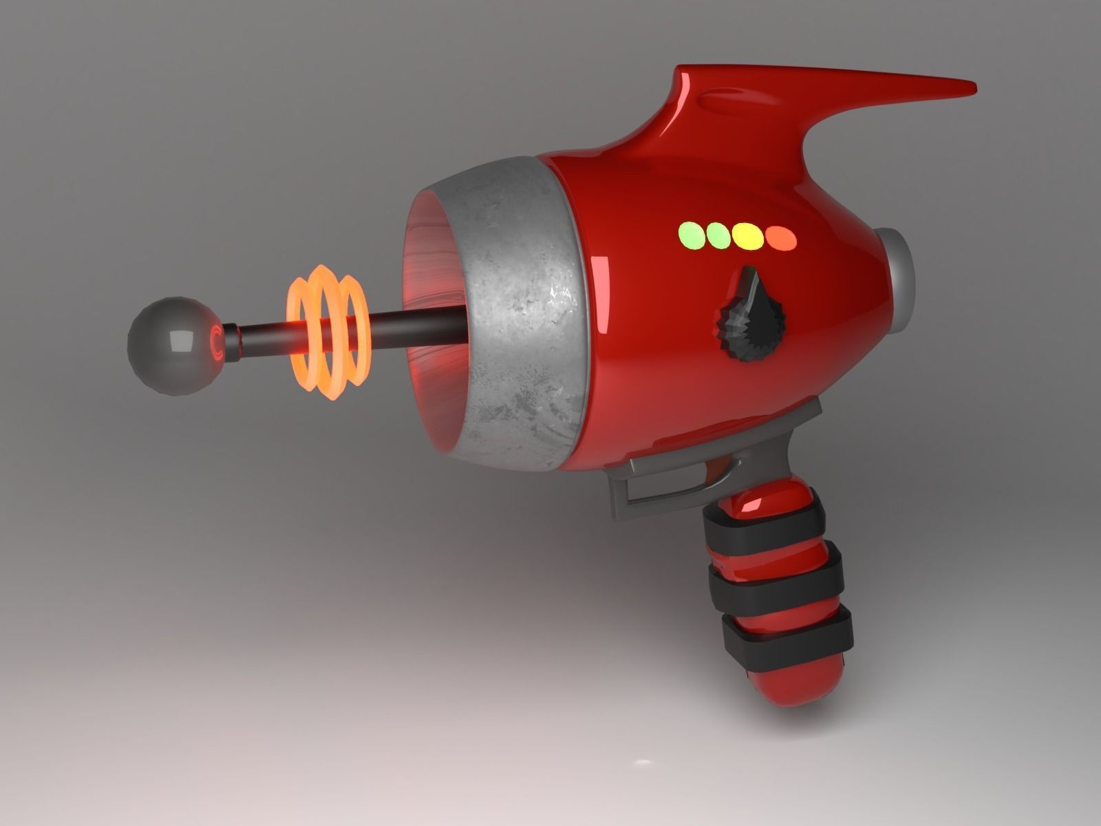 Blaster gun Scifi 3D model | CGTrader