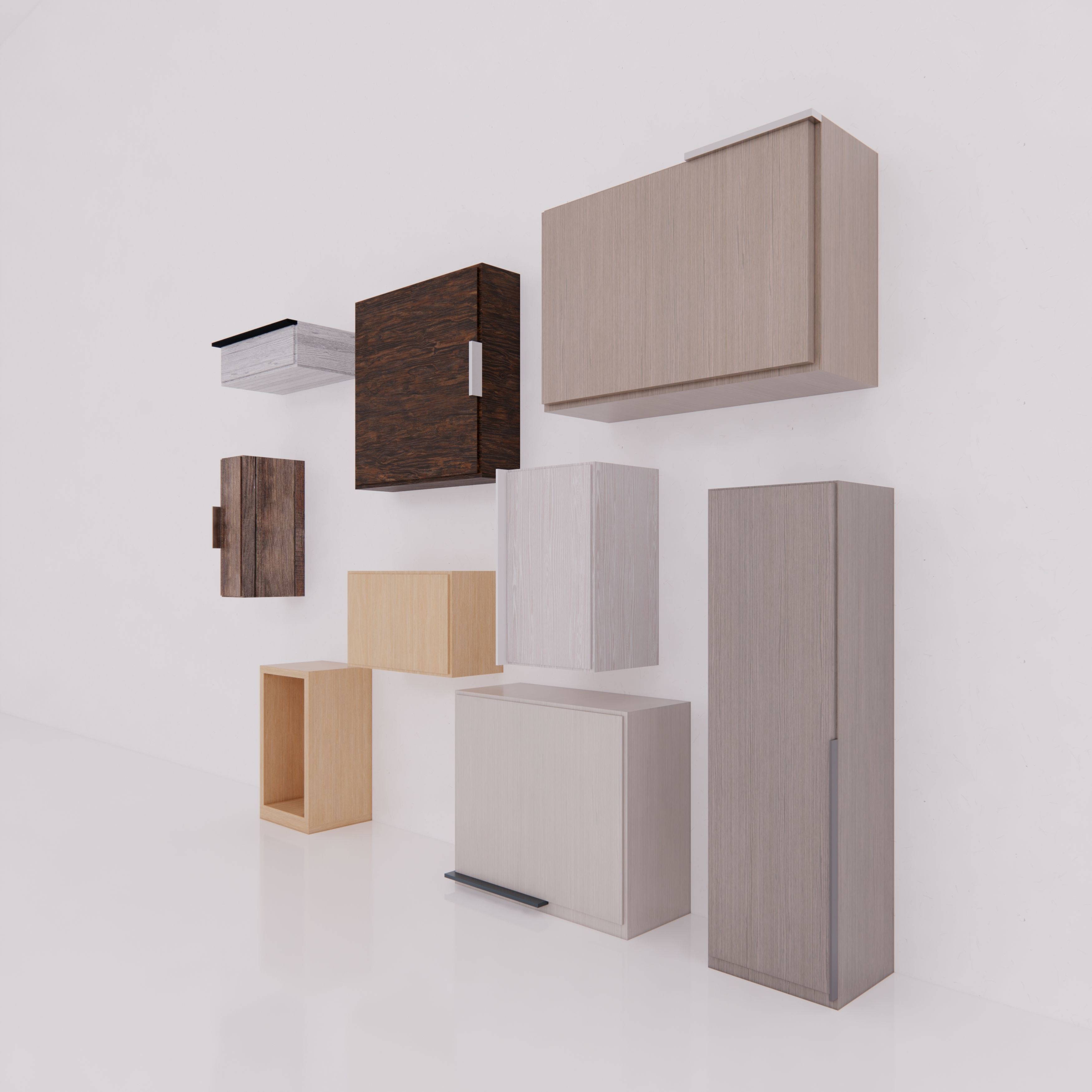BEST PARAMETRIC WARDROBE model created in Revit Family 3D model | CGTrader
