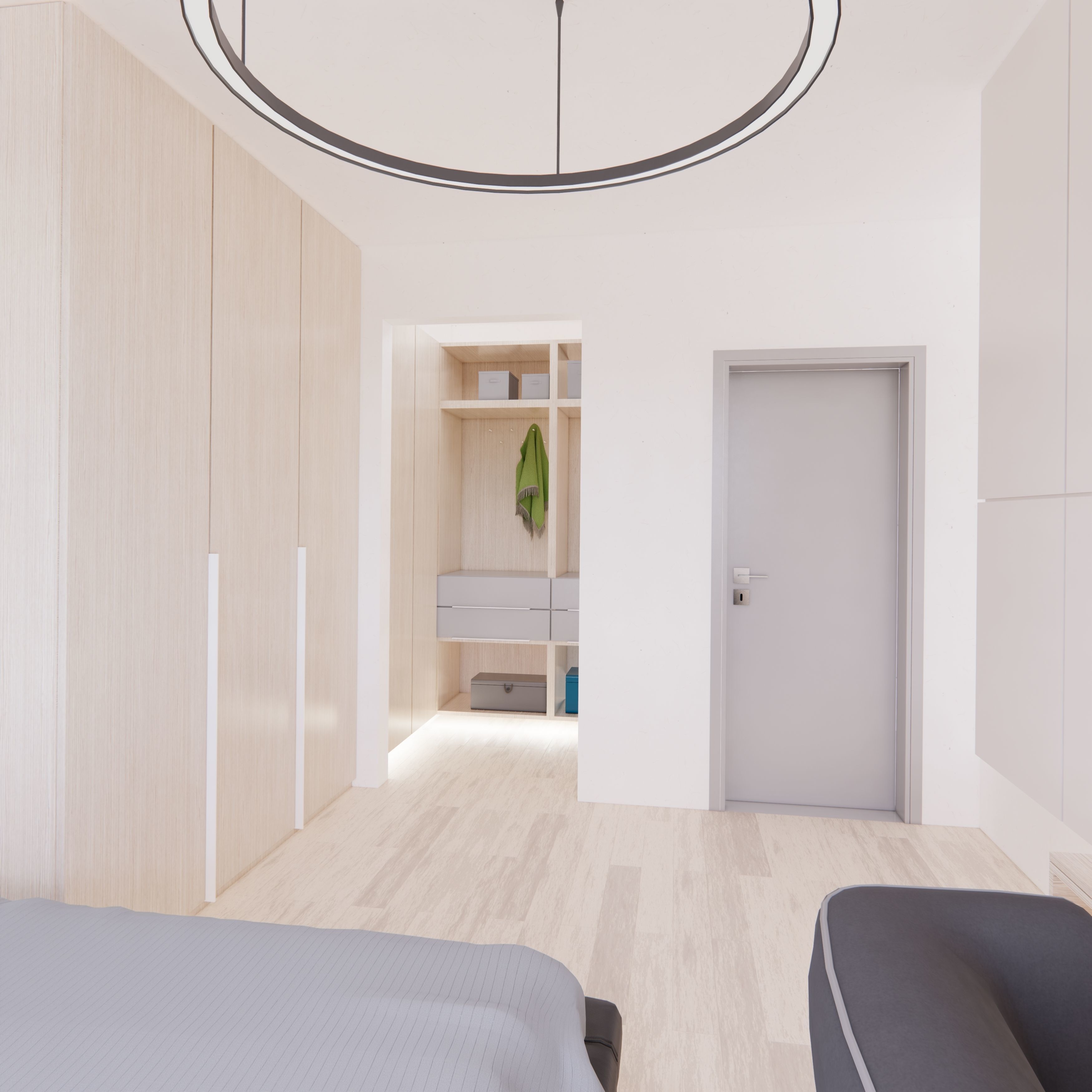 BEST PARAMETRIC WARDROBE model created in Revit Family 3D model | CGTrader