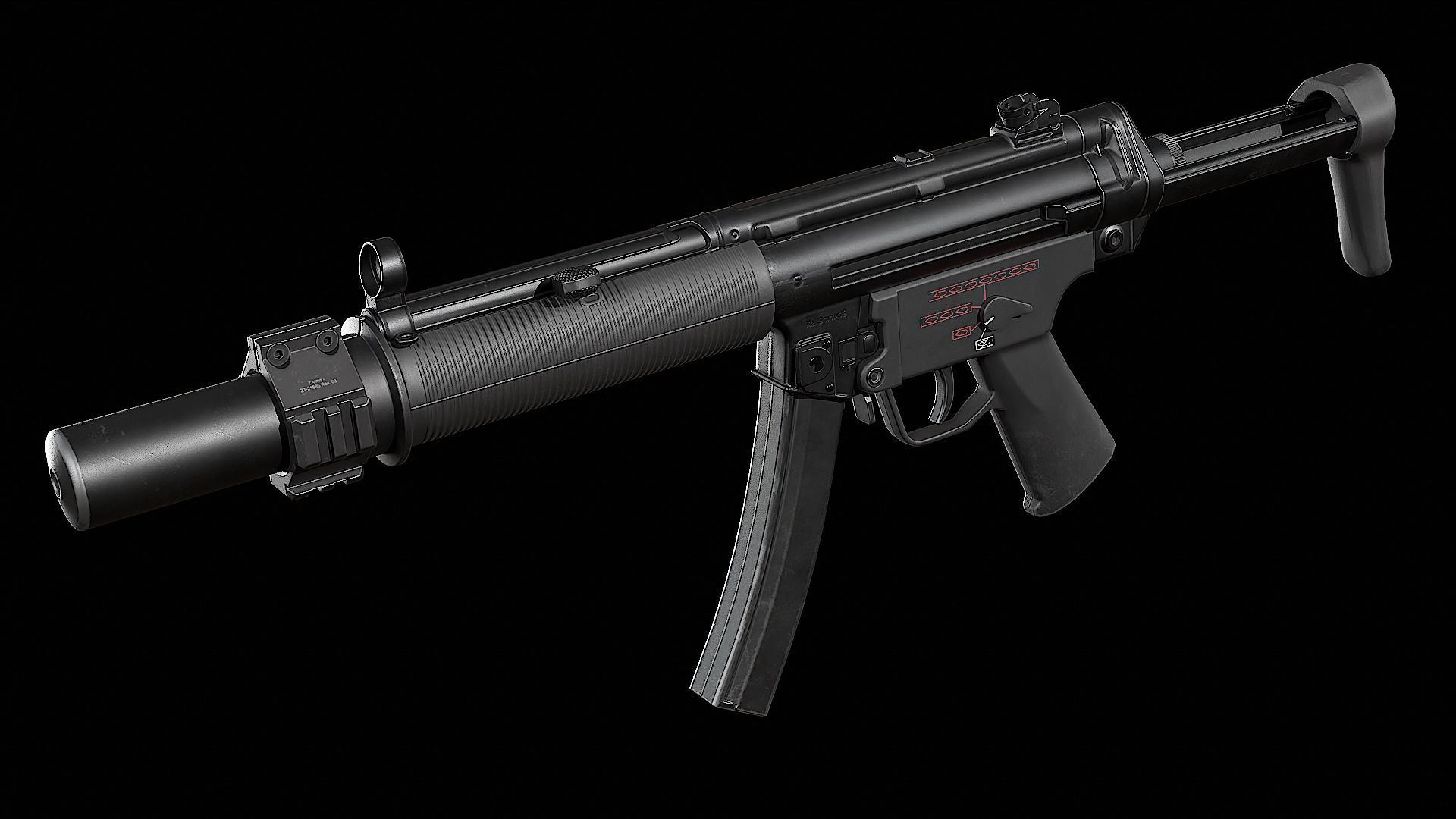 3D model MP5SD VR / AR / low-poly | CGTrader