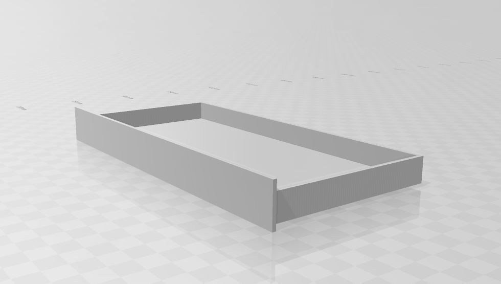 shelf with secret drawer 3D model 3D printable | CGTrader