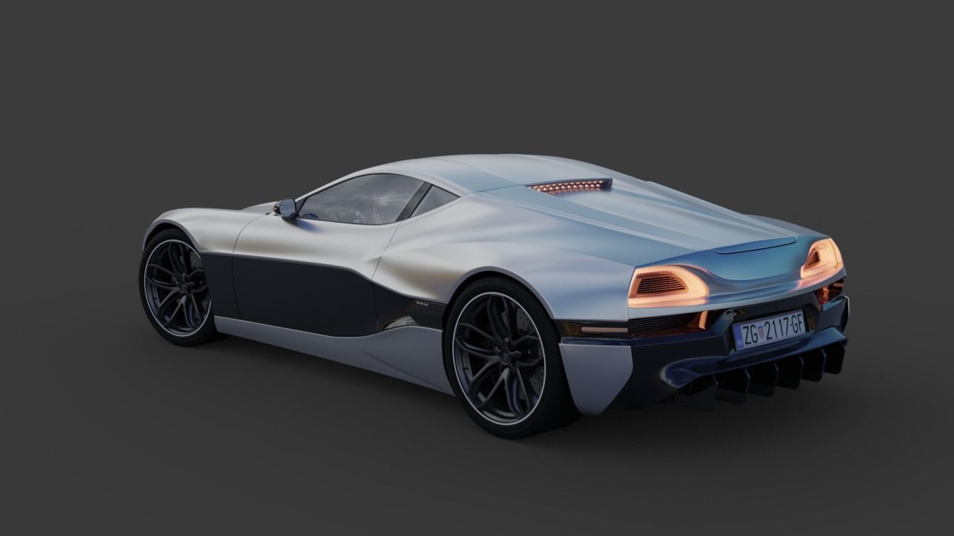 Rimac Concept One 3D Model 3D model | CGTrader
