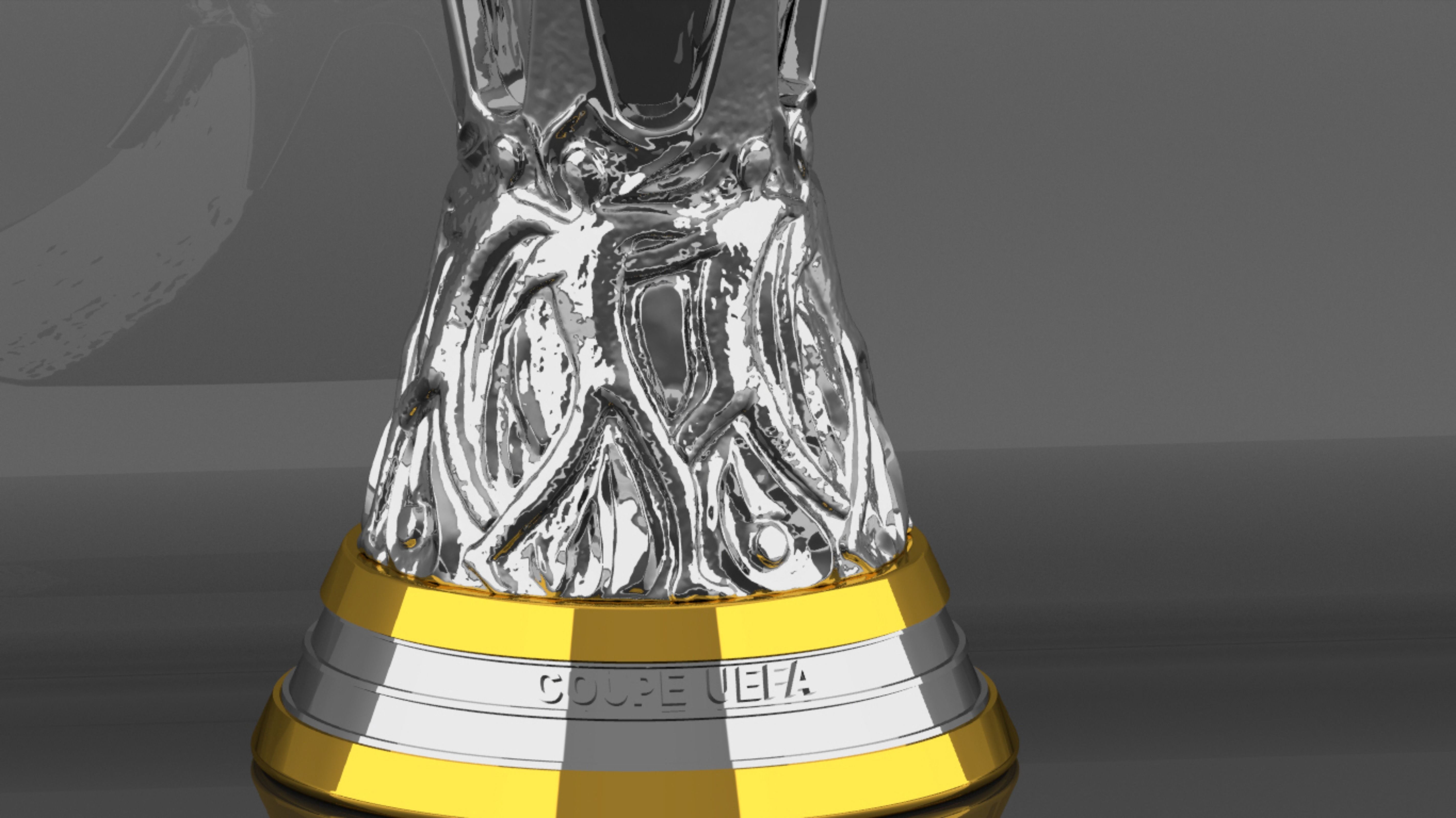 Trophy Cup UEFA 3D model 3D printable | CGTrader