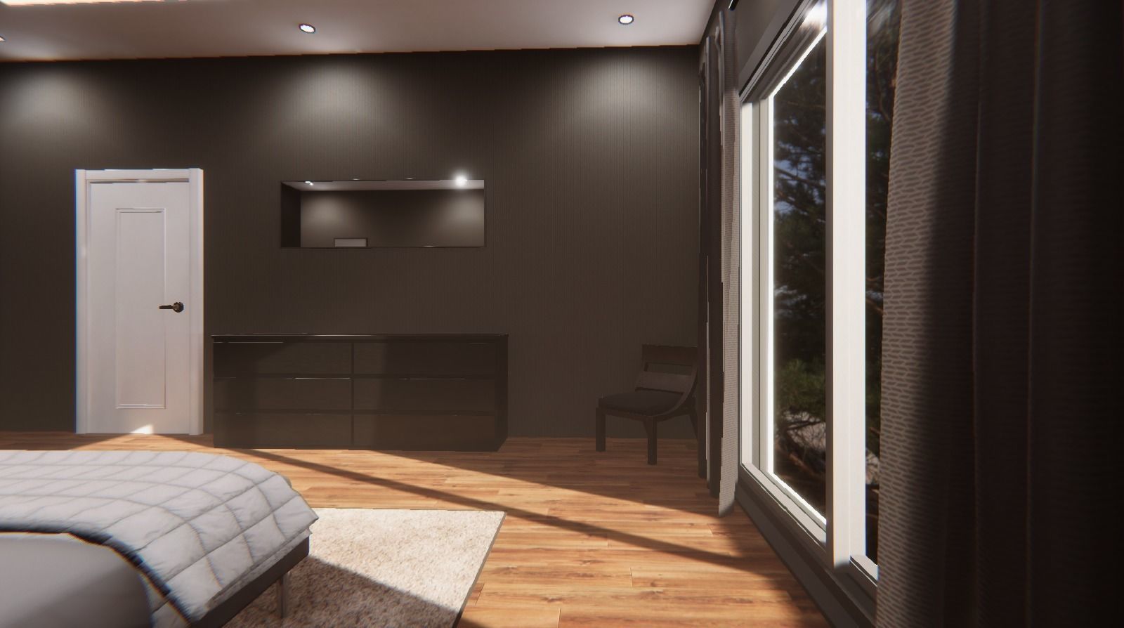 Unity HDRP Bedroom free VR / AR / low-poly 3D model | CGTrader